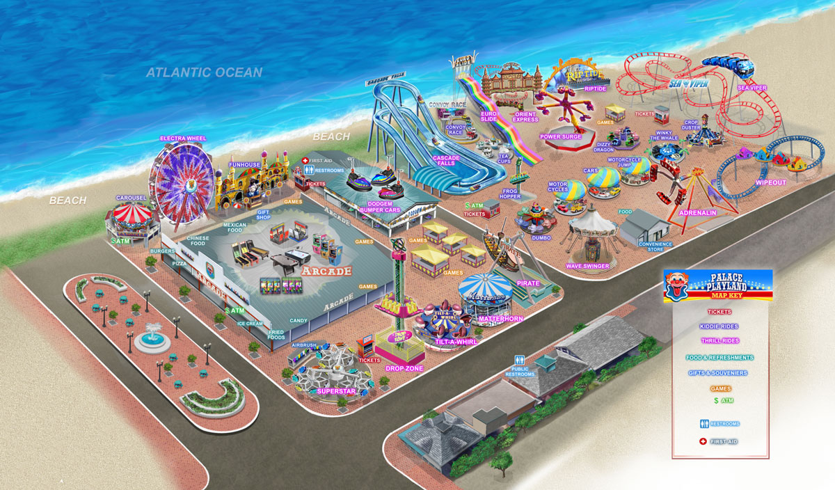 Plan Palace Playland Old Orchard Beach ME Plan Palace Playland Old Orchard Beach ME